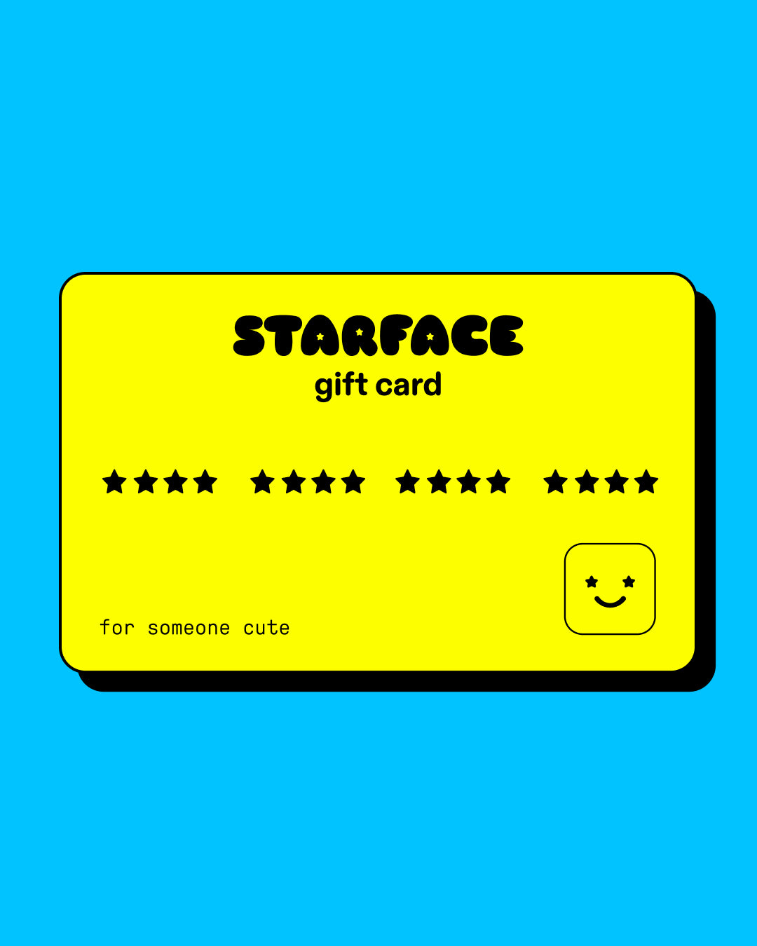 digital gift card – Starface World