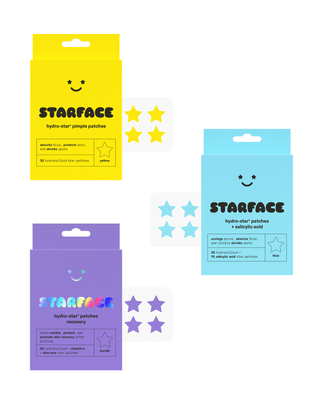 Hydro-Stars Pimple Patch Acne Stickers | Starface World